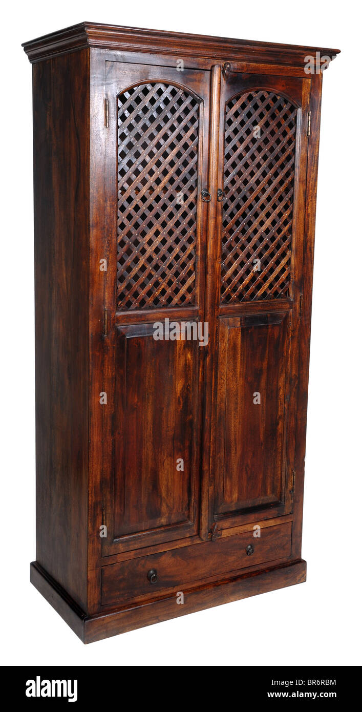 Small cupboard isolated on white background Stock Photo - Alamy