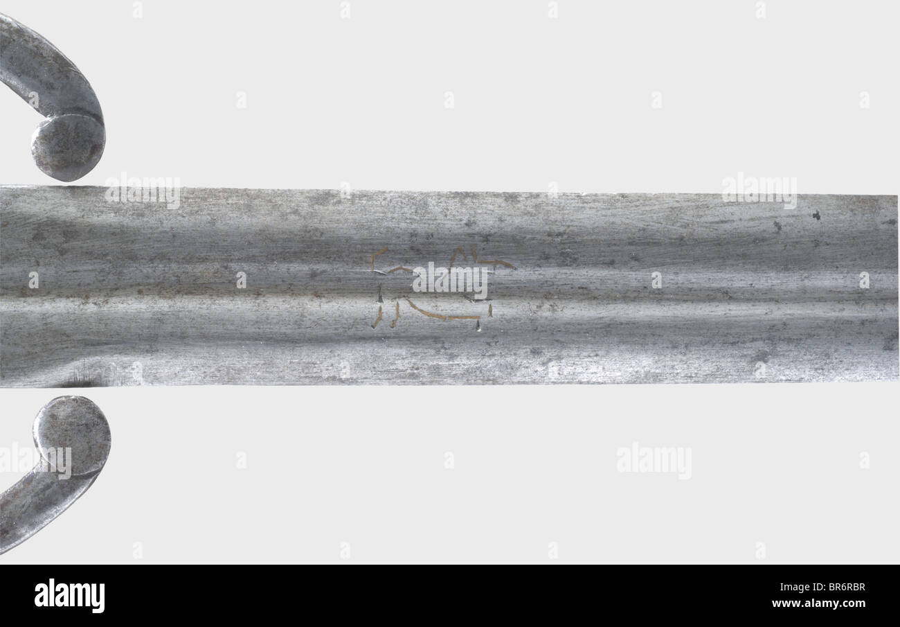 A Styrian sword with Gothic blade, circa 1600. Earlier blade from the ...