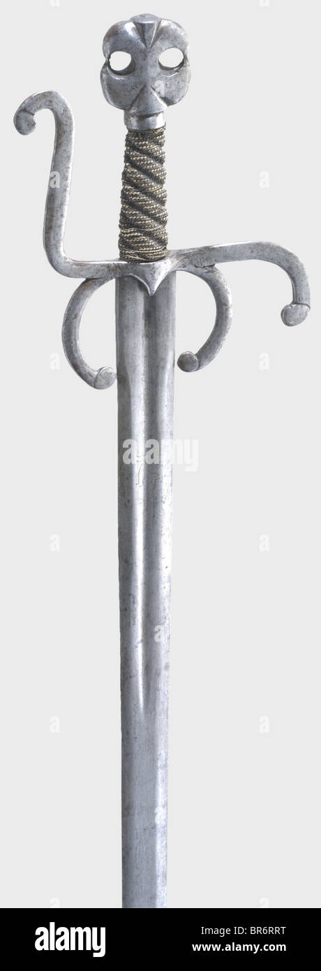 A Styrian sword with Gothic blade, circa 1600. Earlier blade from the ...