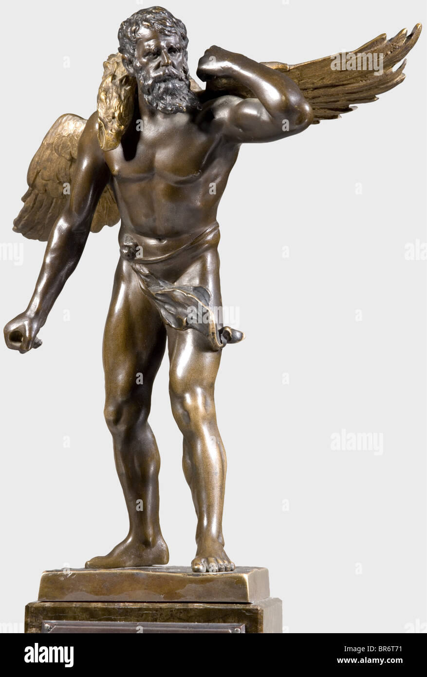 Manfred Freiherr von Richthofen - a brass figure of the German giant ...