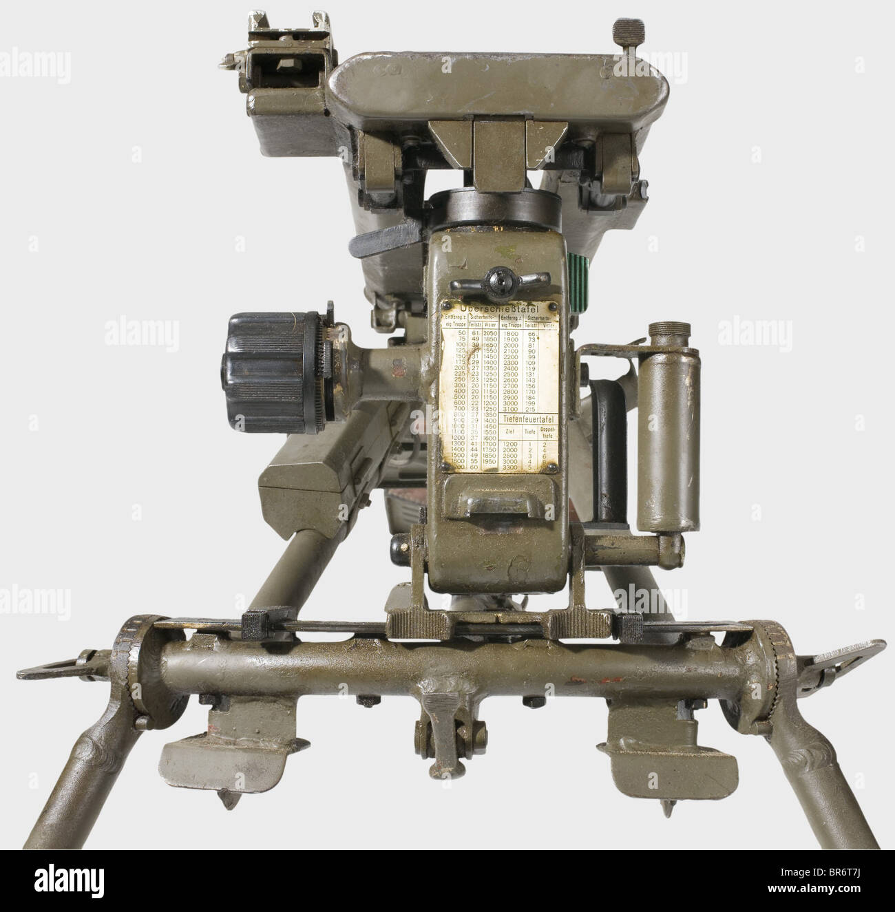 A mount for an MG 42., On upper surface stamped "1942" and "fsu 3230 ...