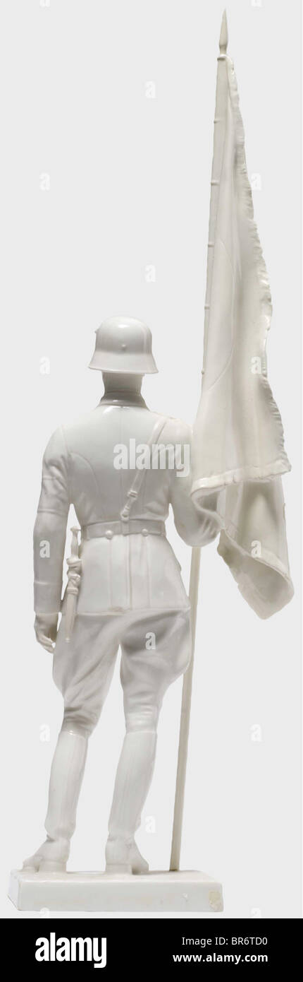 An SS flag bearer, design by Prof. Theodor Kärner, model number "42 ...