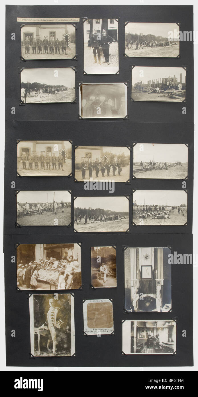 First Lieutenant Max Immelmann (1890 - 1916) - 30 photographs with ...