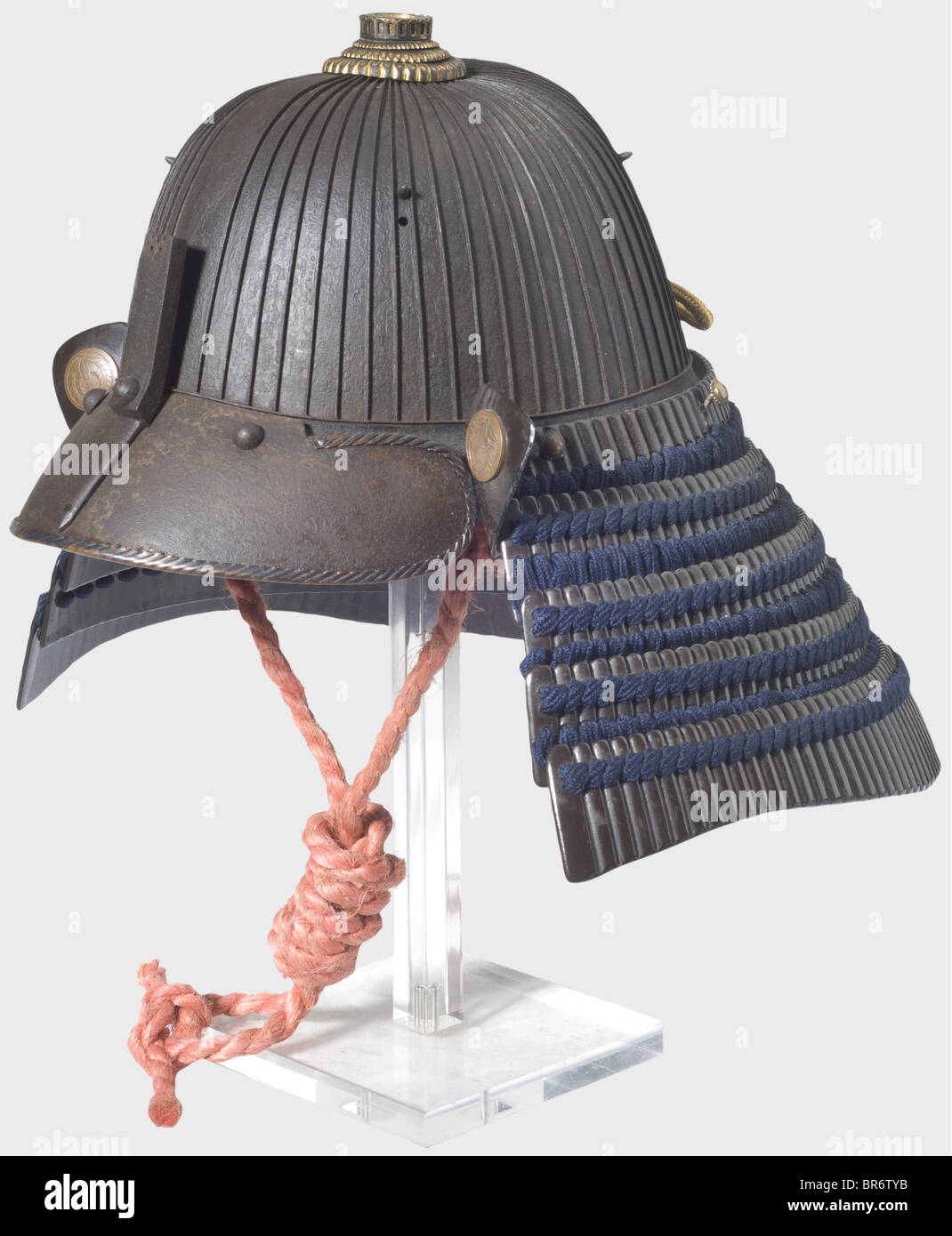 A suji kabuto with 62 plates, Japan, 2nd half of Edo period. Helmet ...