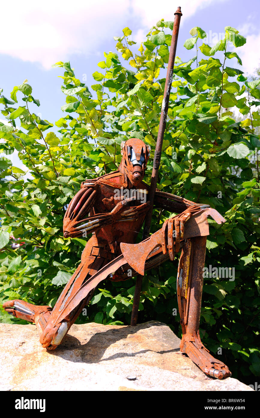 Rusty Alien Warrior Stock Photo - Alamy