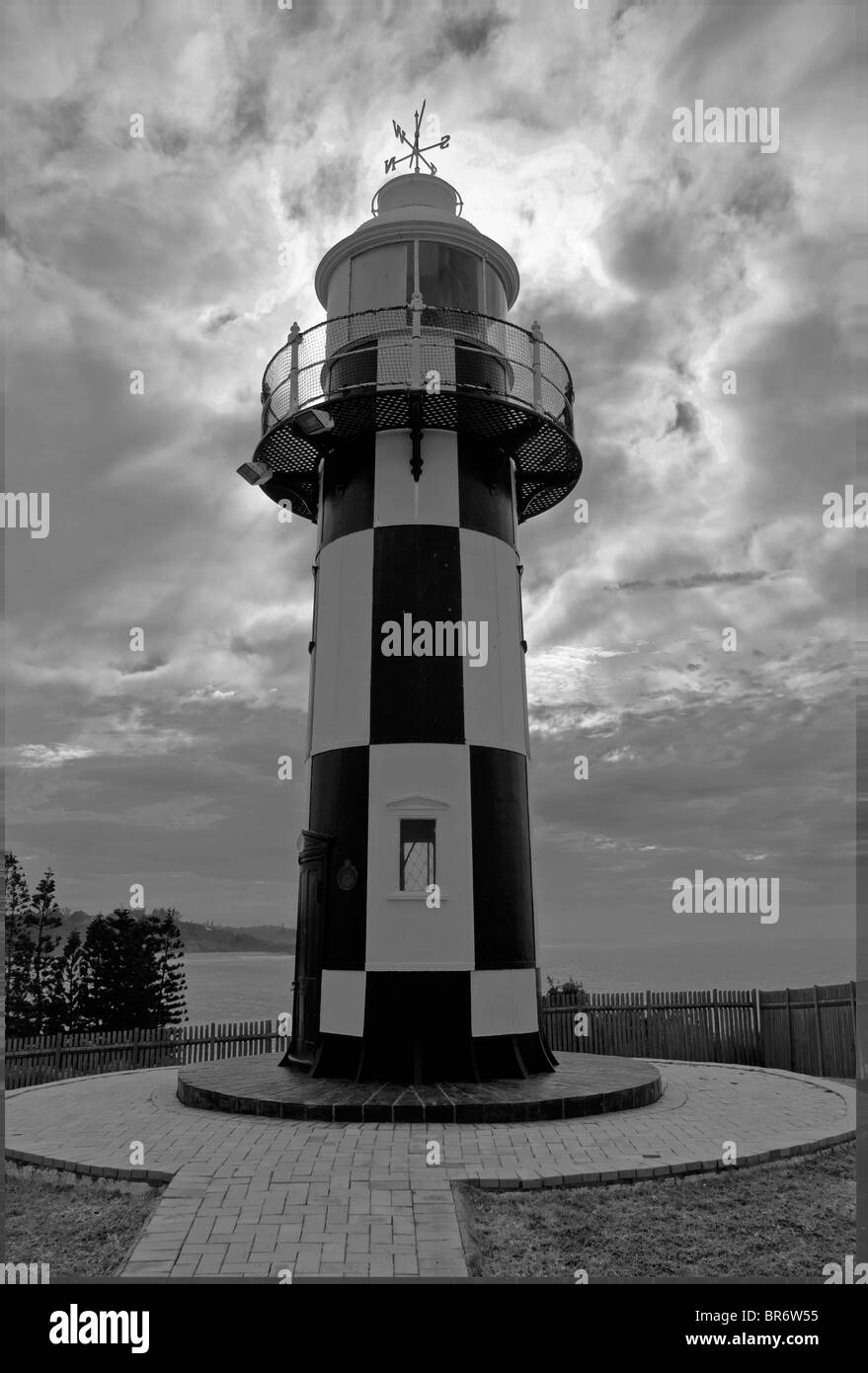 Port shepstone lighthouse Black and White Stock Photos & Images - Alamy