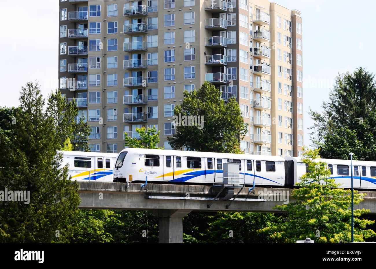 Skytrain at Surrey Central station, Vancouver BC Stock Photo - Alamy