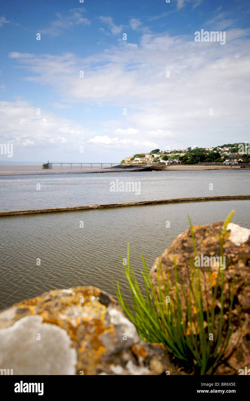 Clevedon North Somerset UK Sea Pool Stock Photo - Alamy