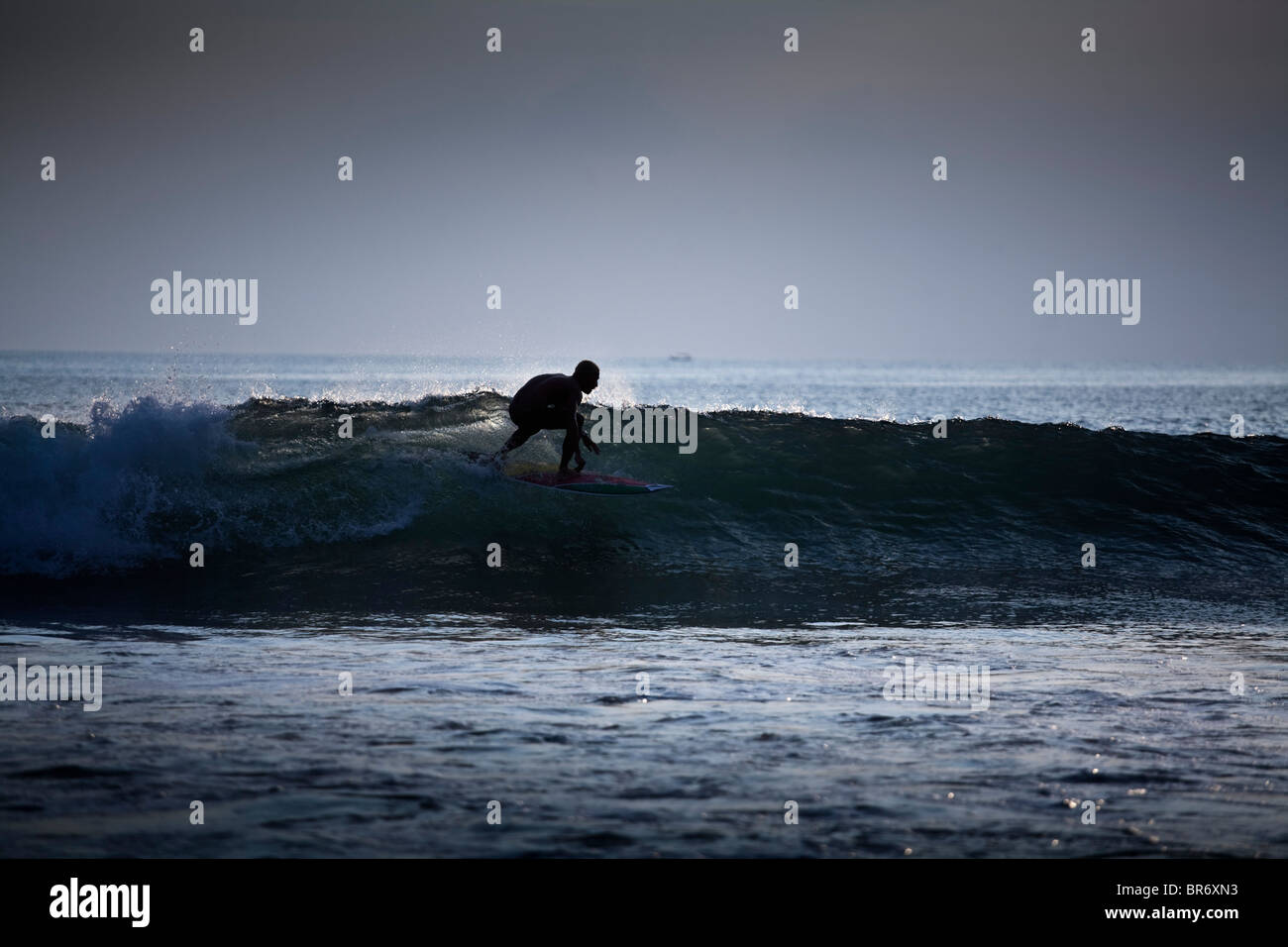 A Young man surfing a 4ft wave Stock Photo - Alamy