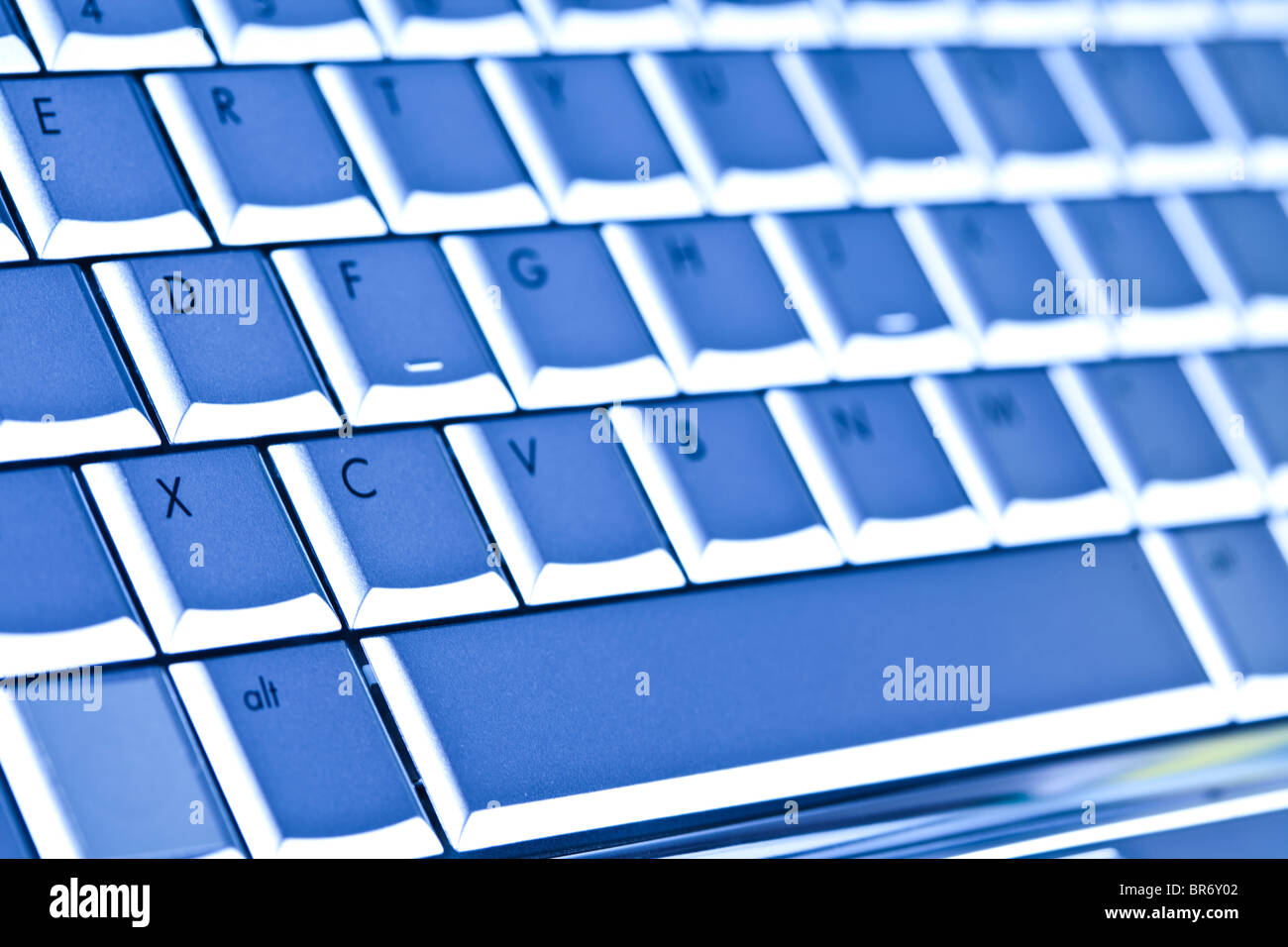 Globe and computer Stock Photo - Alamy