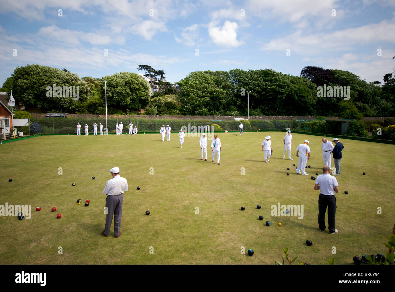 Bowls green uk hi-res stock photography and images - Alamy