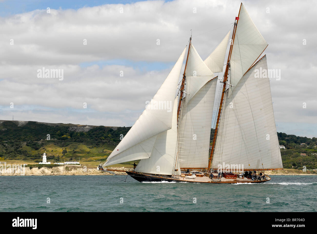 Gaff topsail hi-res stock photography and images - Alamy