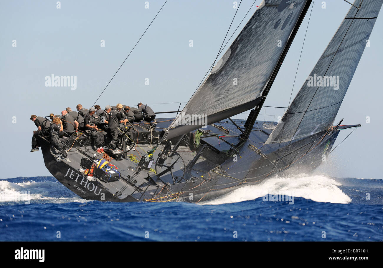 Jethou during Coastal Race 2 of the Rolex Maxi Cup, Porto Cervo ...