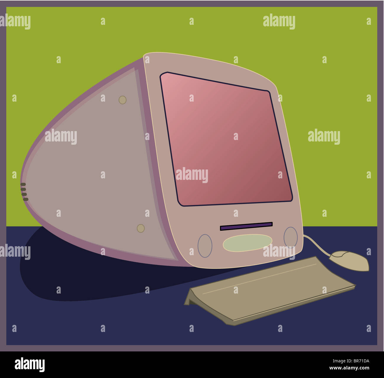 Personal computer cartoons hi-res stock photography and images - Alamy