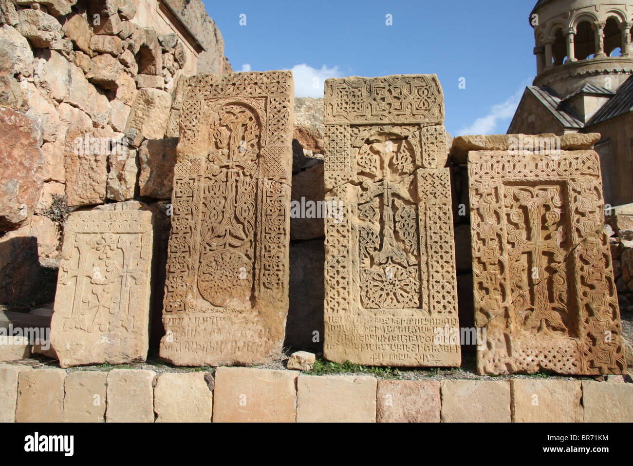 armenian khachkar - christian monument Stock Photo - Alamy