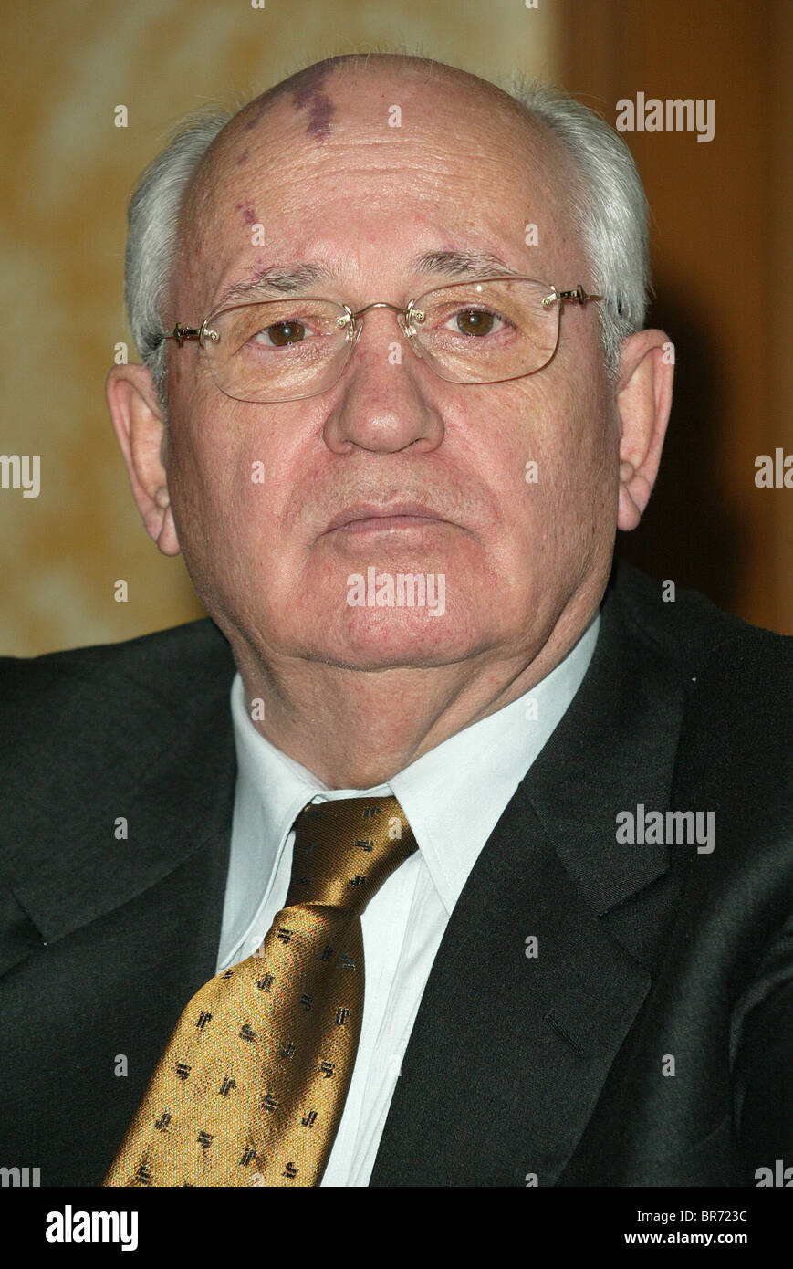MIKHAIL GORBACHEV FORMER SOVIET UNION LEADER 15 March 2002 Stock Photo ...