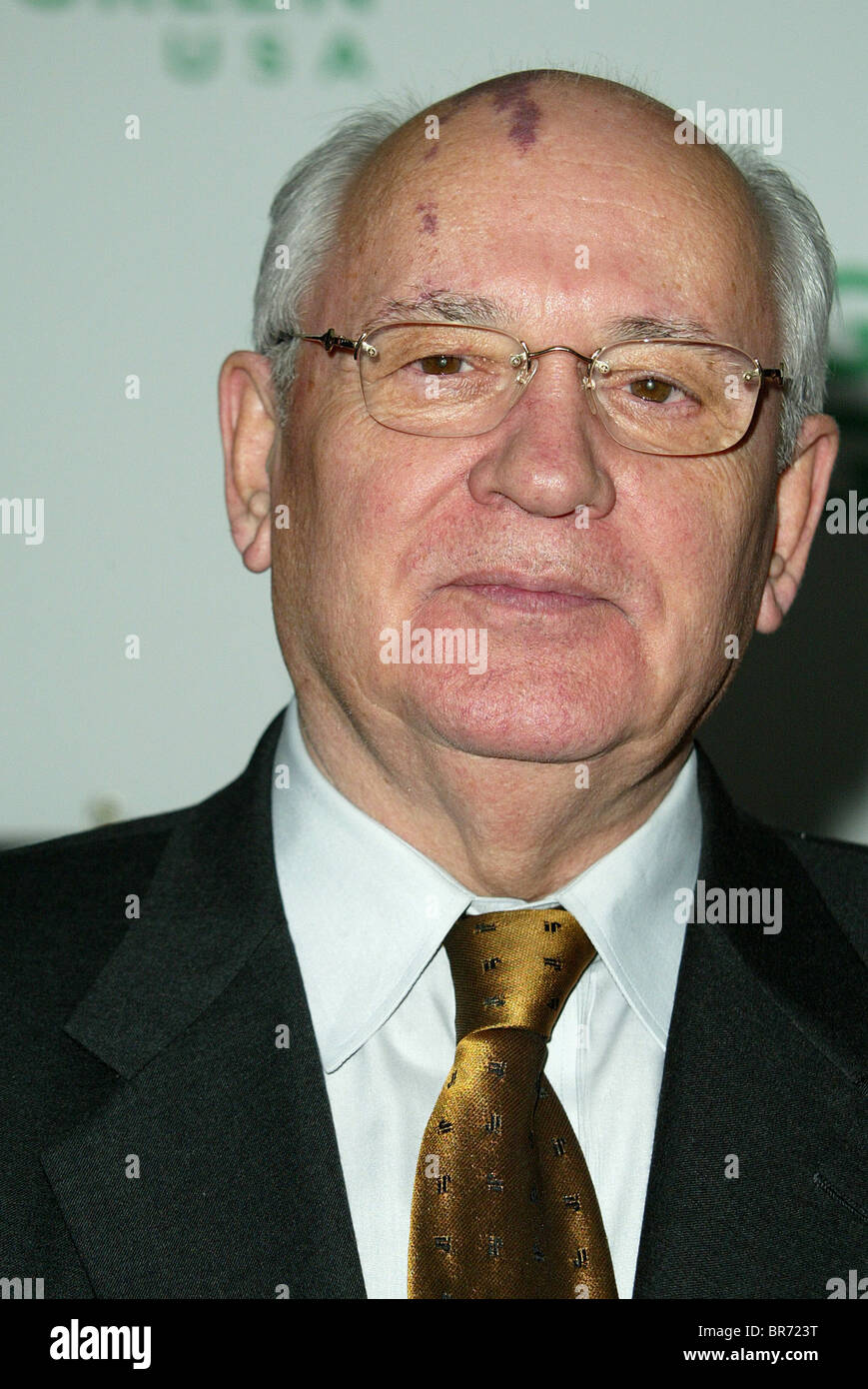 MIKHAIL GORBACHEV FORMER SOVIET UNION LEADER 15 March 2002 Stock Photo ...