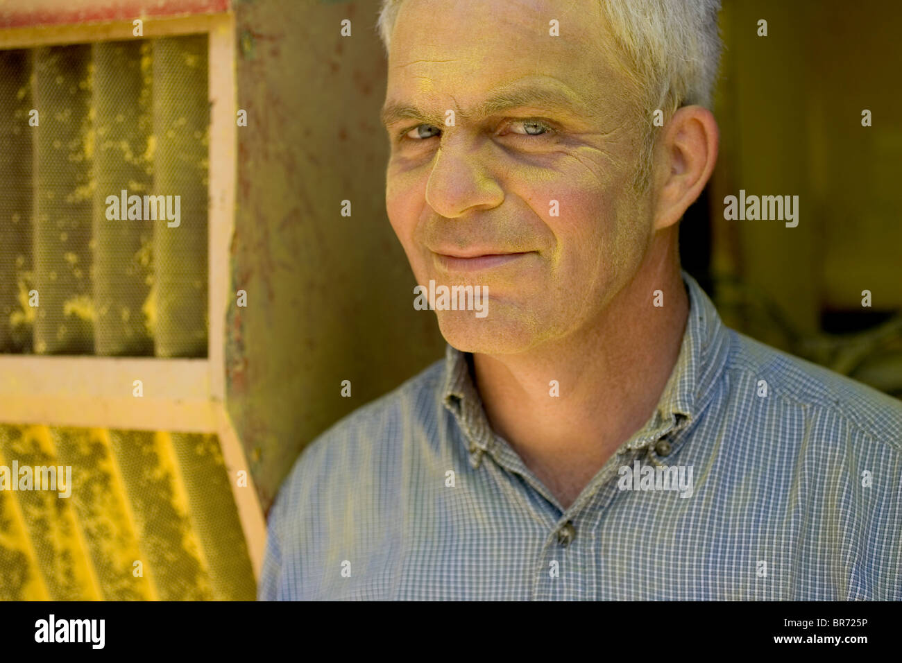 A pollen farmer poses at his farm in Sedalia Missouri Stock Photo - Alamy
