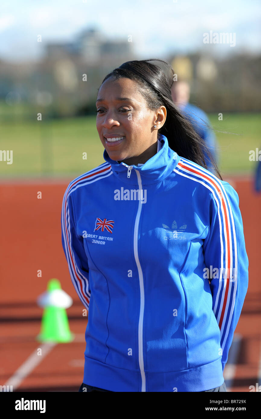 Diane Modahl attends an athletics coaching session. Photo Alan Edwards ...