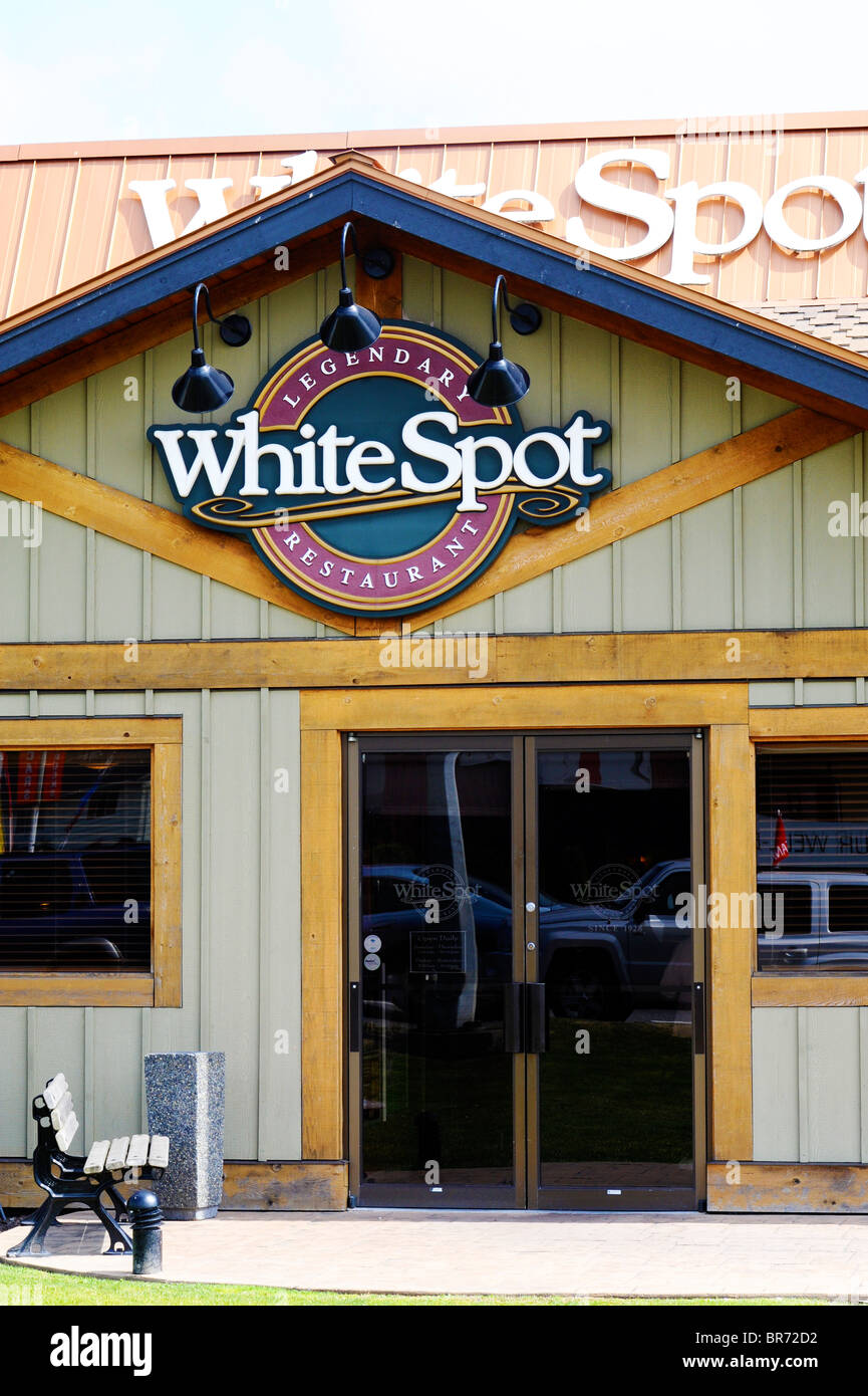 White Spot Restaurant in Surrey, Vancouver BC Canada Stock Photo - Alamy