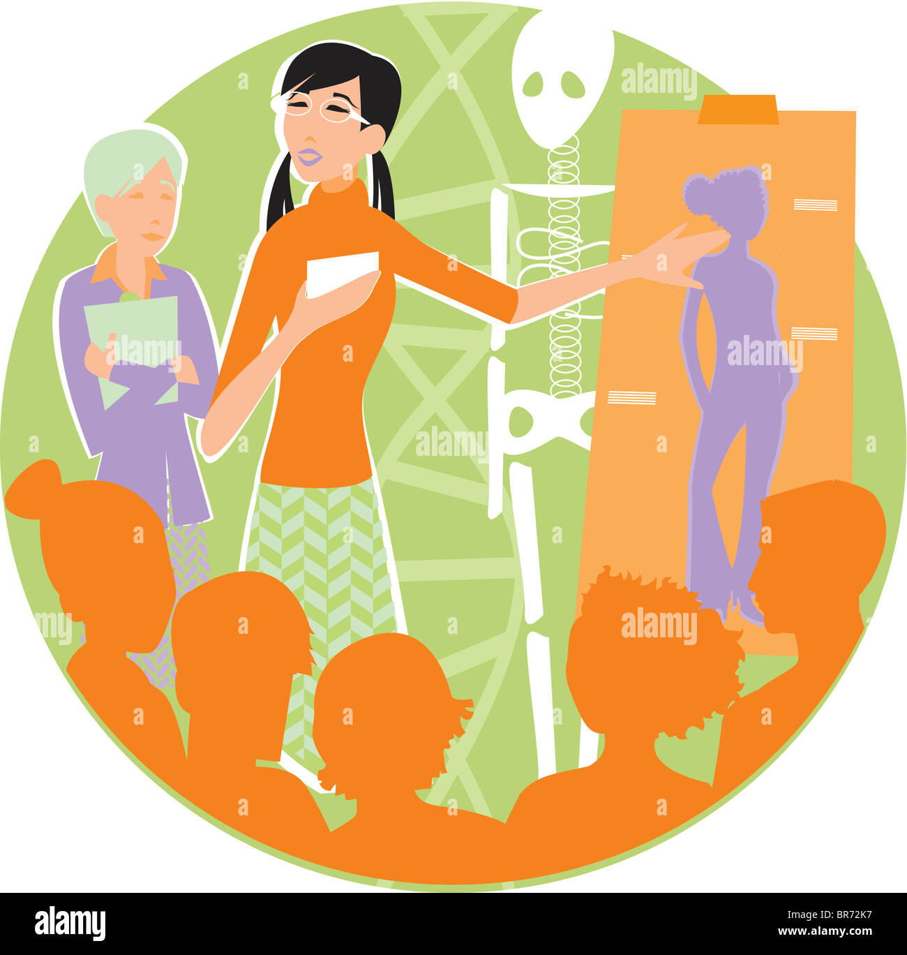 presentation about the human body Stock Photo - Alamy