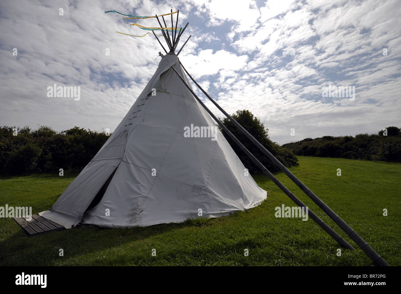 Cone shaped tent hi-res stock photography and images - Alamy