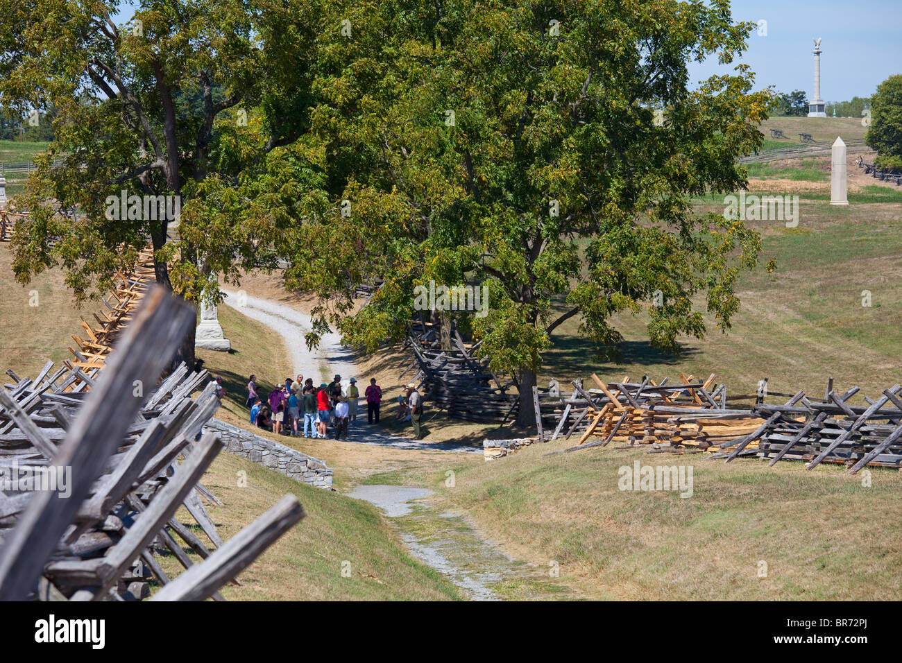 Antietam National Battlefield Bloody Lane High Resolution Stock ...