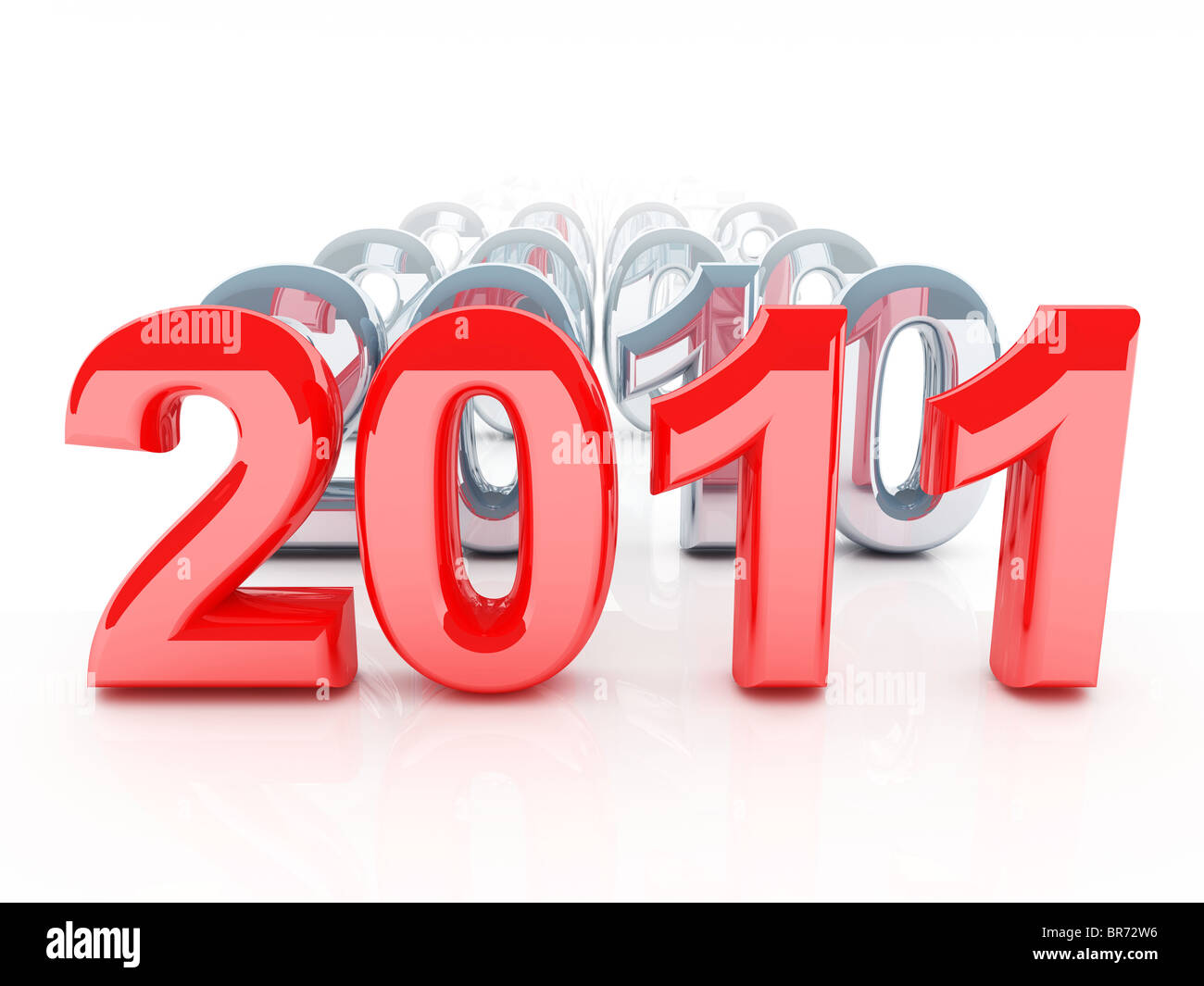 2011 3d background and old gray years Stock Photo - Alamy