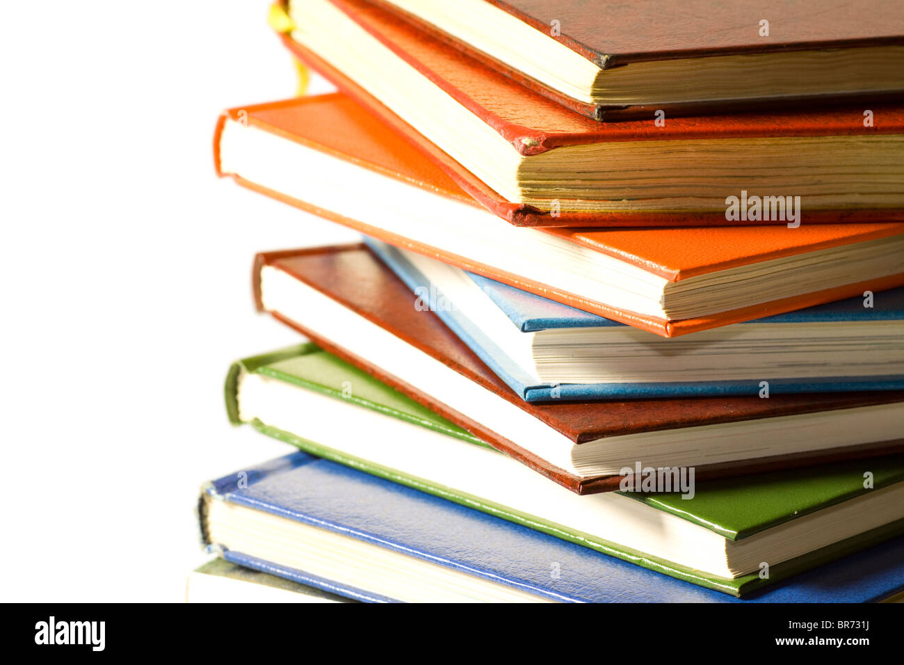 A stack of reading material, books Stock Photo - Alamy
