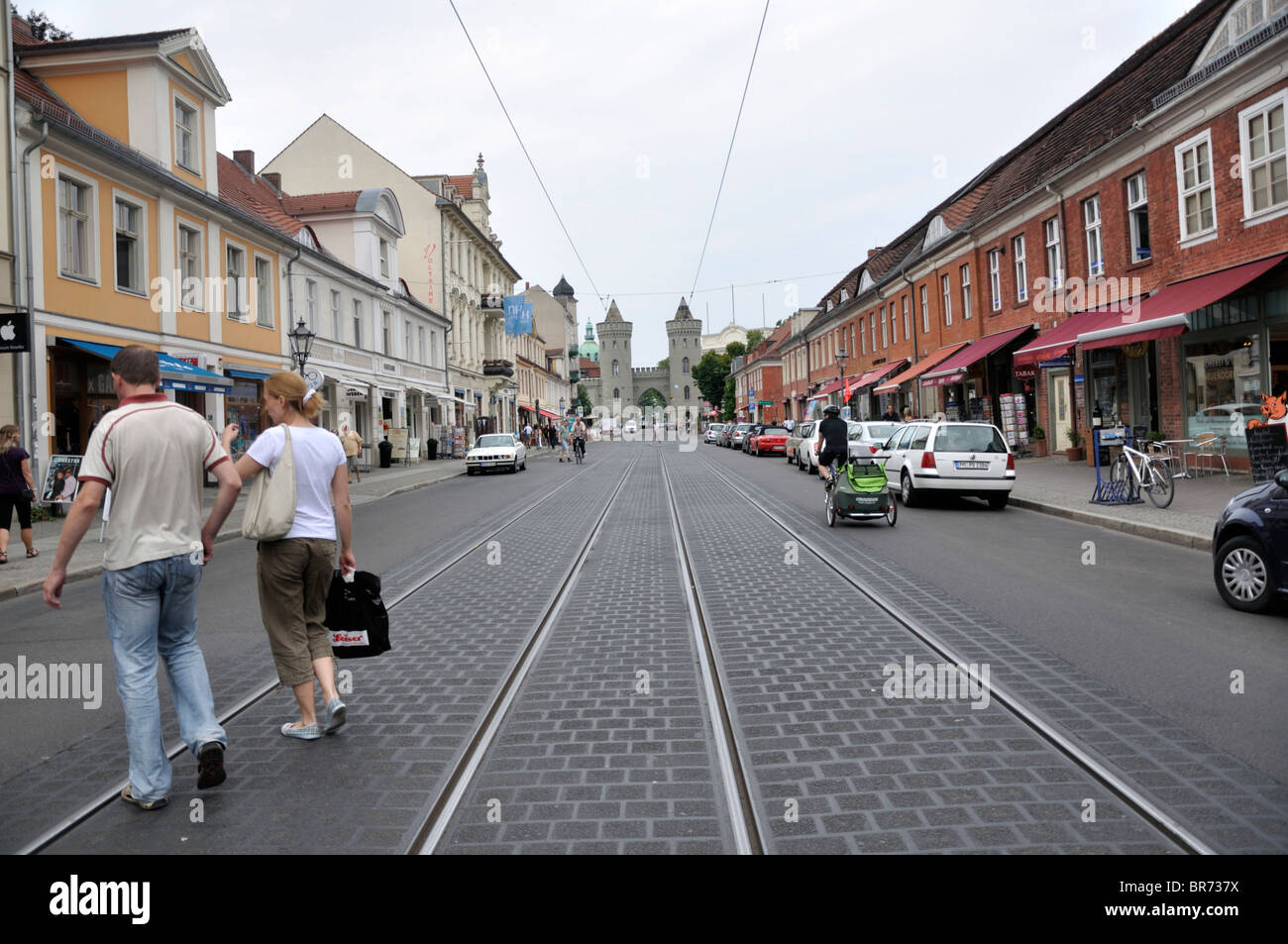Street View, Potsdam, Germany, July 2010 Stock Photo - Alamy