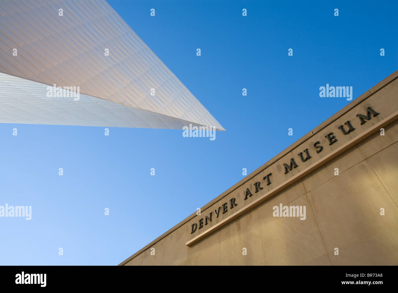 Views of the Hamilton Building of the Denver Art Complex Colorado Stock ...