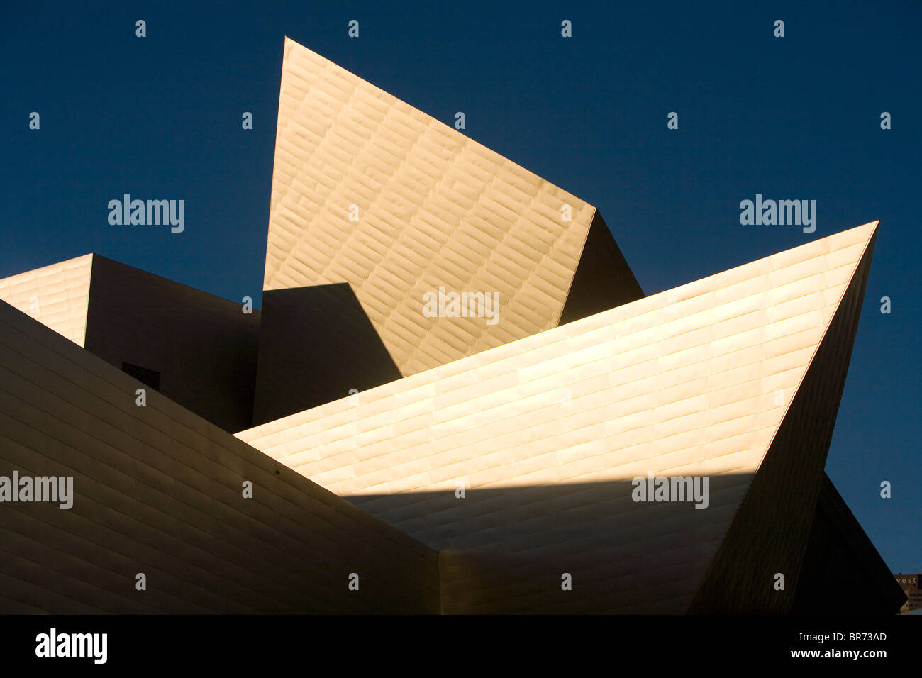 Views of the Hamilton Building of the Denver Art Complex Colorado Stock ...