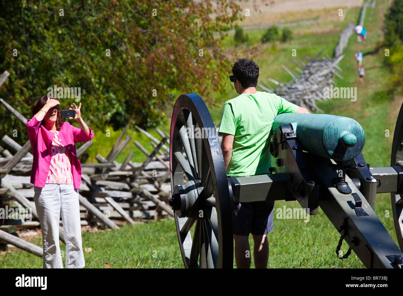 Civil War Battlefield, Gettysburg, PA Stock Photo - Alamy