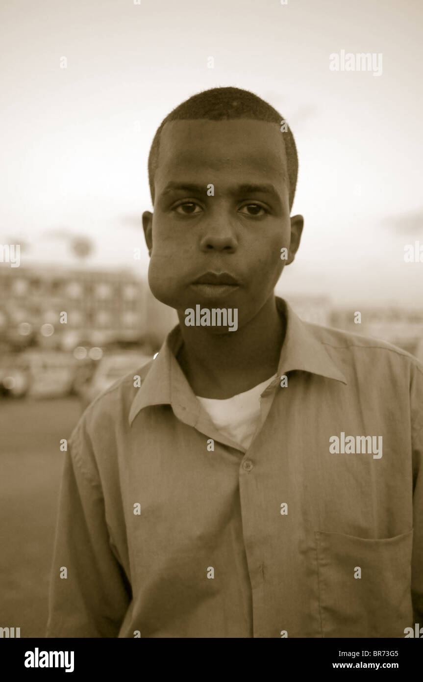 Boy chewing Khat Stock Photo - Alamy
