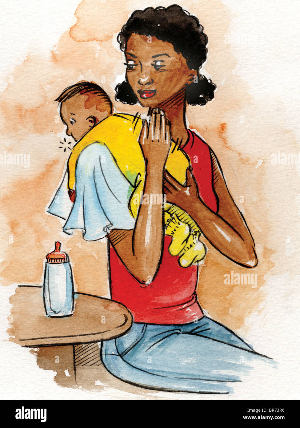 Burping cartoon hi-res stock photography and images - Alamy