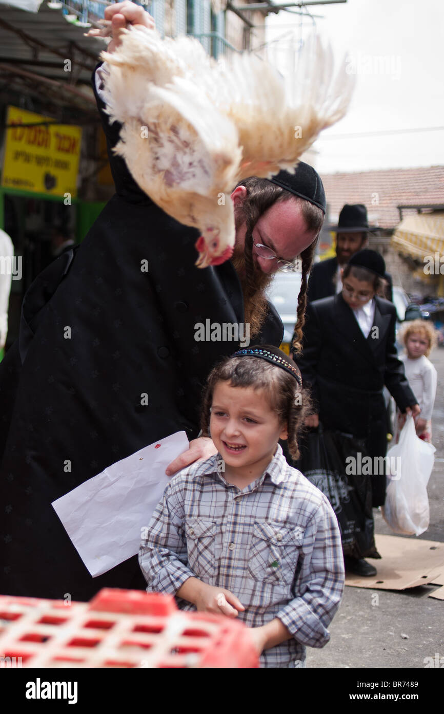 Just A Few Hours Ahead Of Yom Kippur Religious Jews Perform Kapparot