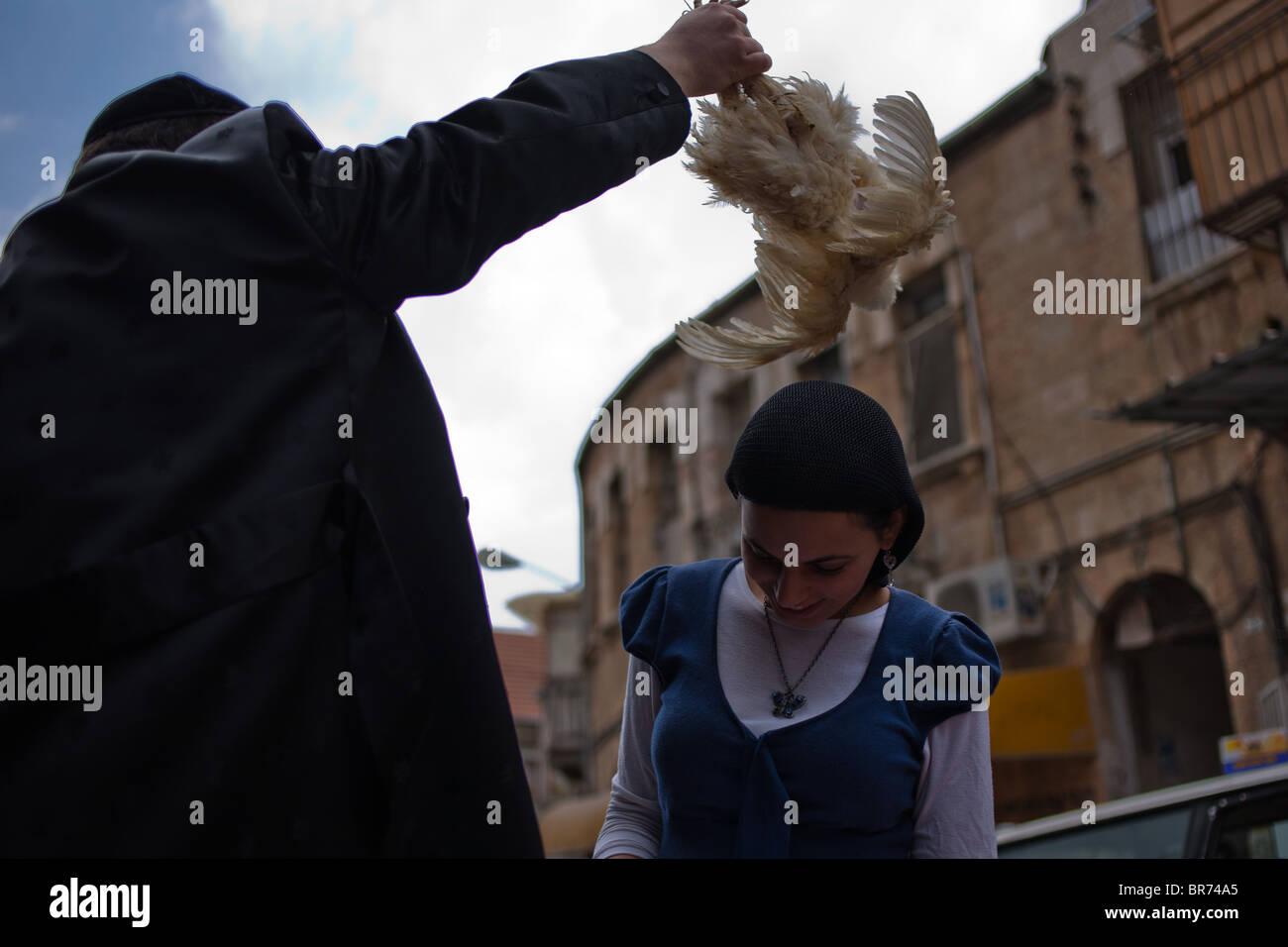 Just A Few Hours Ahead Of Yom Kippur Religious Jews Perform Kapparot