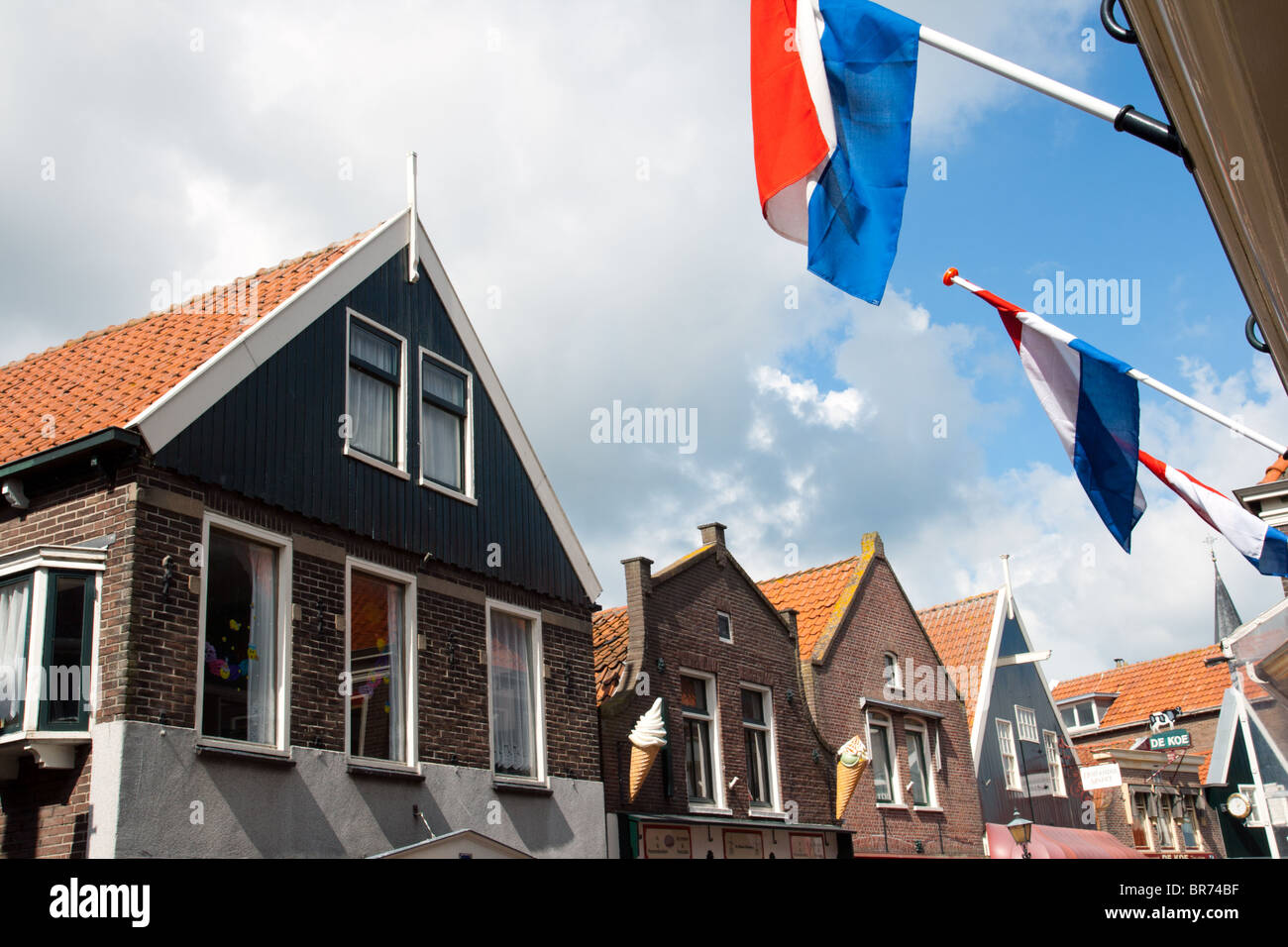 Touristic town of Volendam, Holland Stock Photo - Alamy