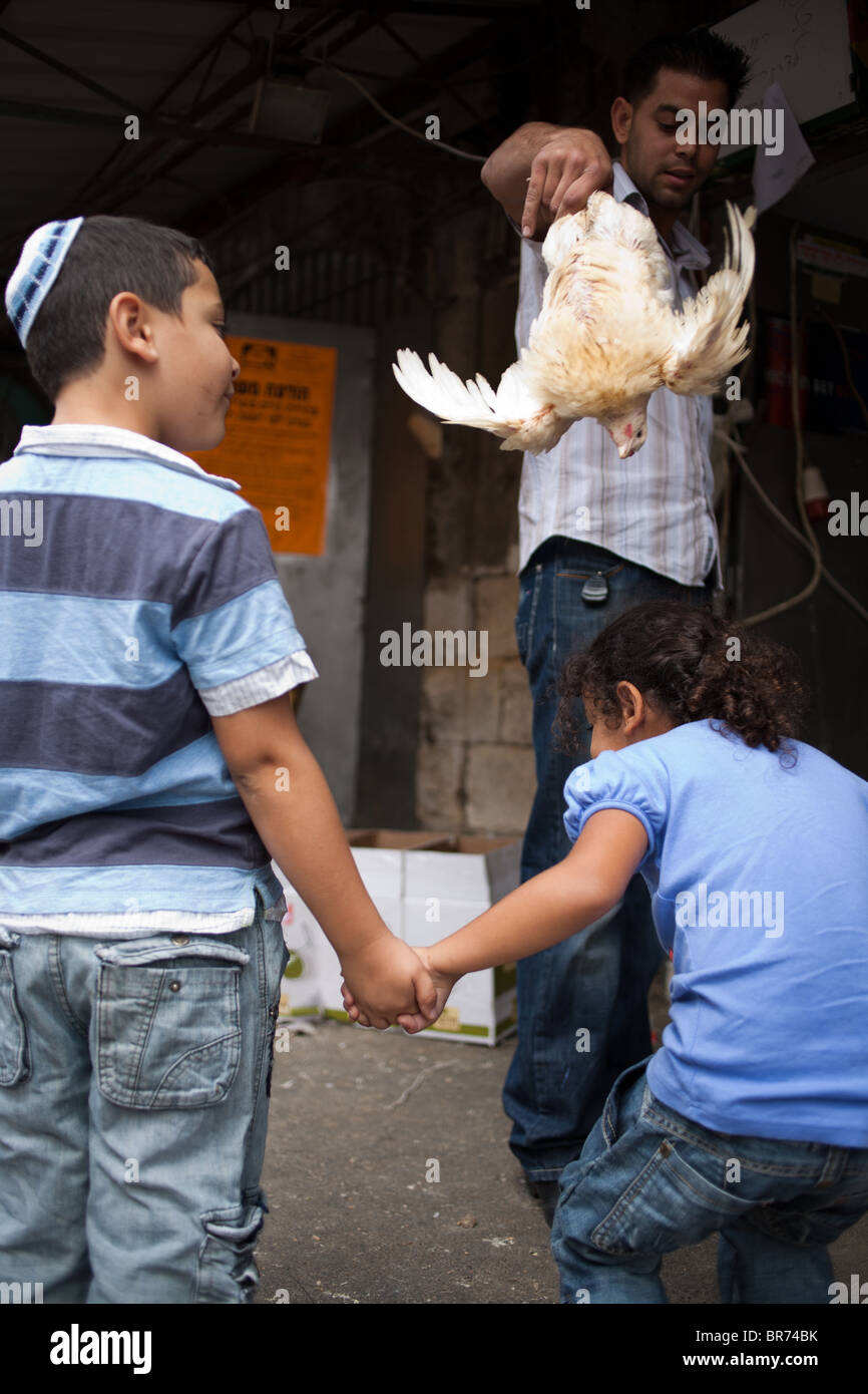 Just A Few Hours Ahead Of Yom Kippur Religious Jews Perform Kapparot