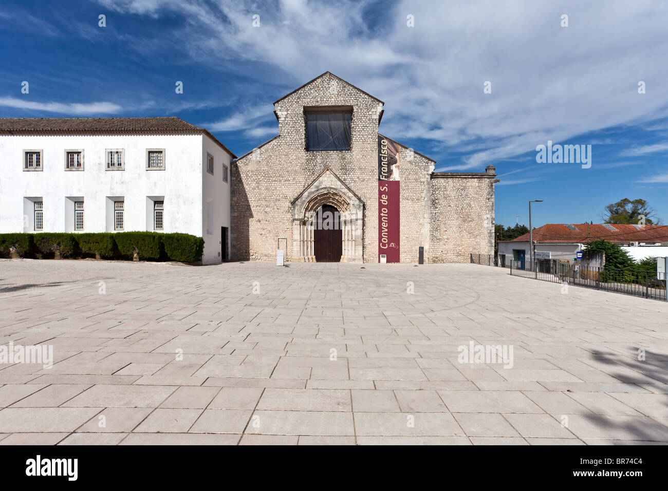 São Francisco Convent in the city of Santarém, Portugal. 13th century ...