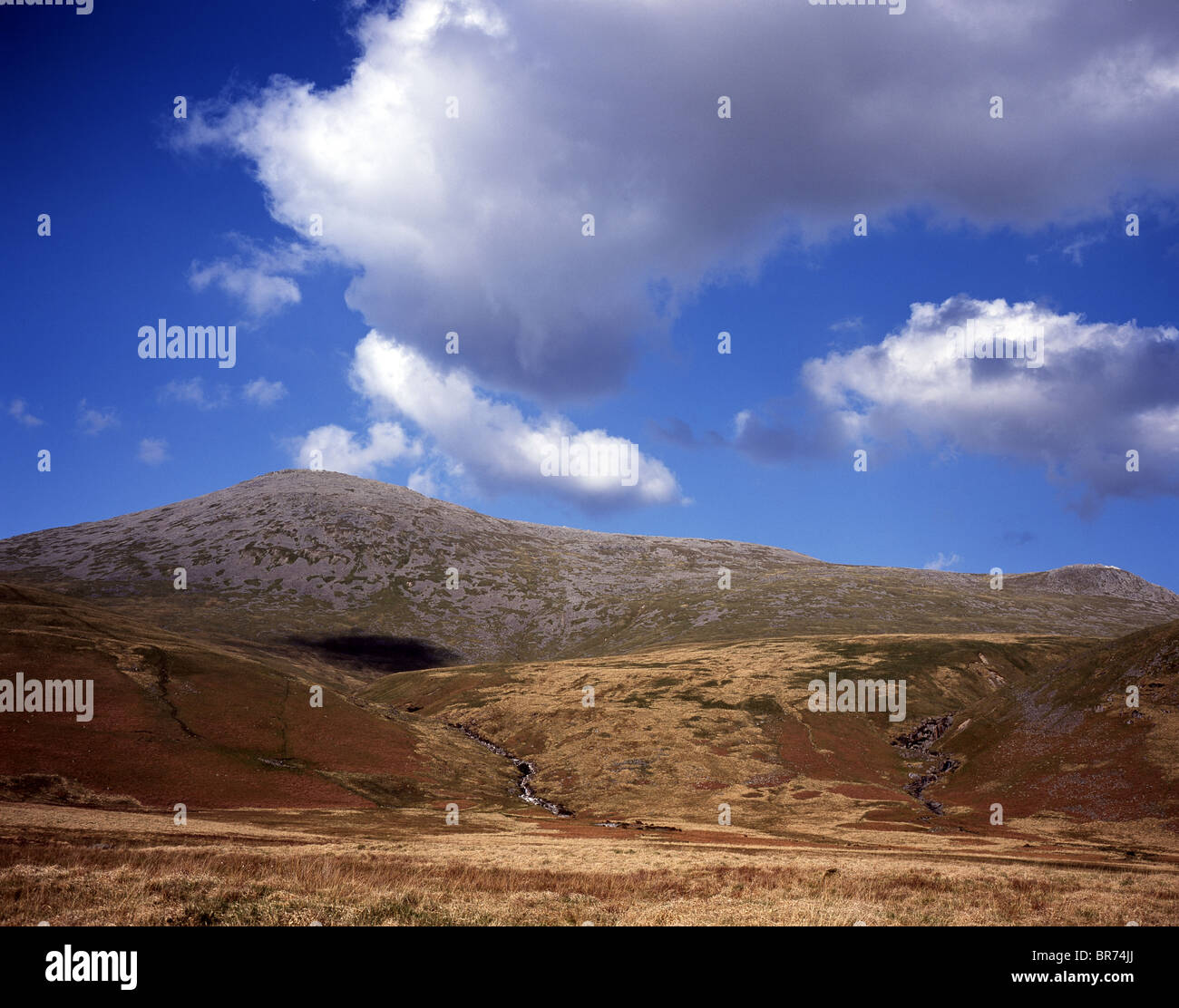 Scafell from Burnmoor Tarn Eskdale Lake District Cumbria England Stock ...