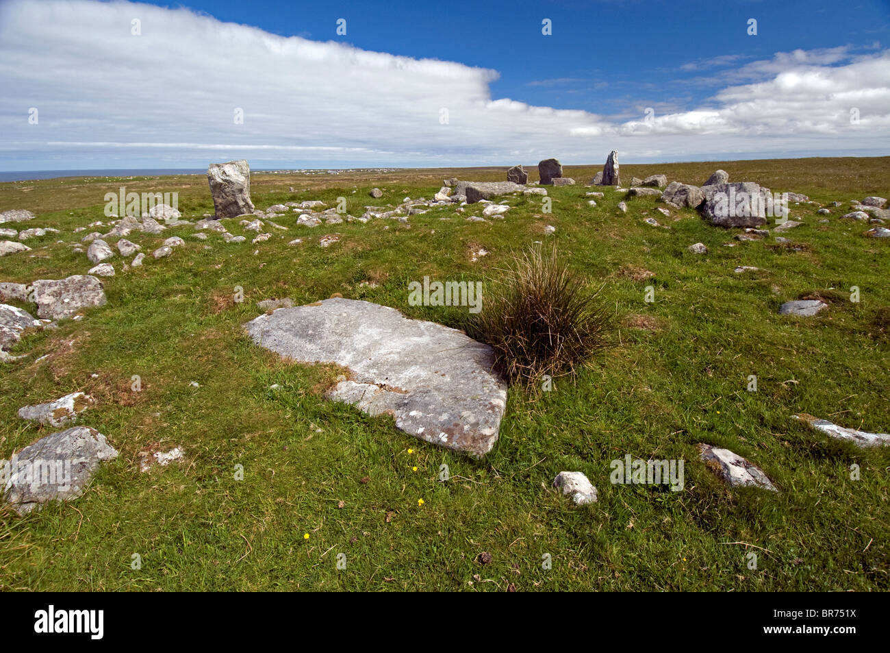 Steinacleit standing Stones Shadar Barvas Isle of Lewis, Outer Hebrides ...