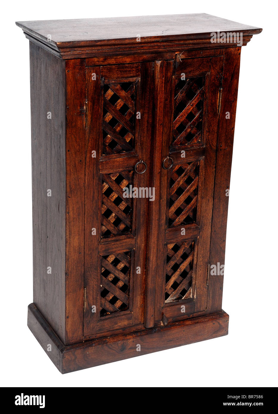 Small cupboard isolated on white background Stock Photo - Alamy