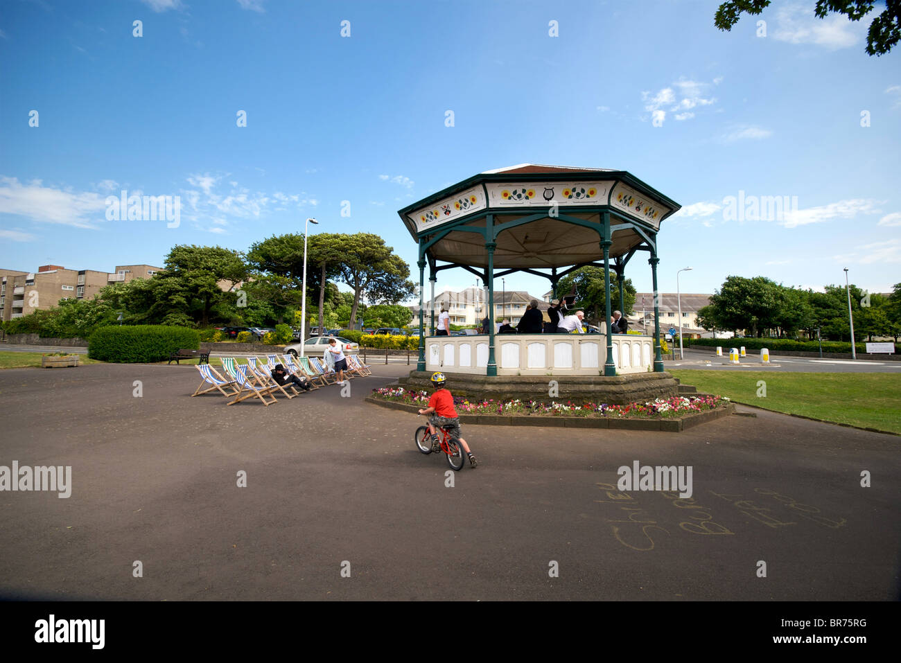 Clevedon North Somerset UK Bandstand Stock Photo - Alamy