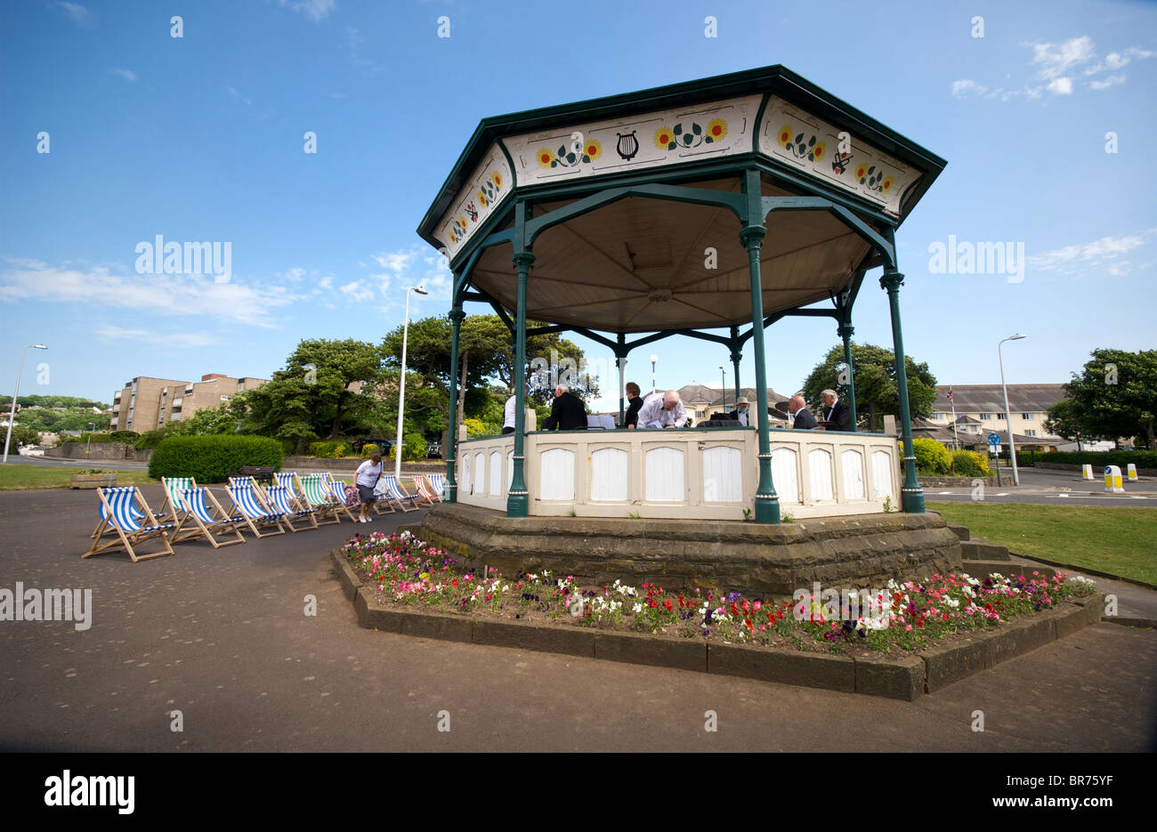 Clevedon North Somerset UK Bandstand Stock Photo - Alamy