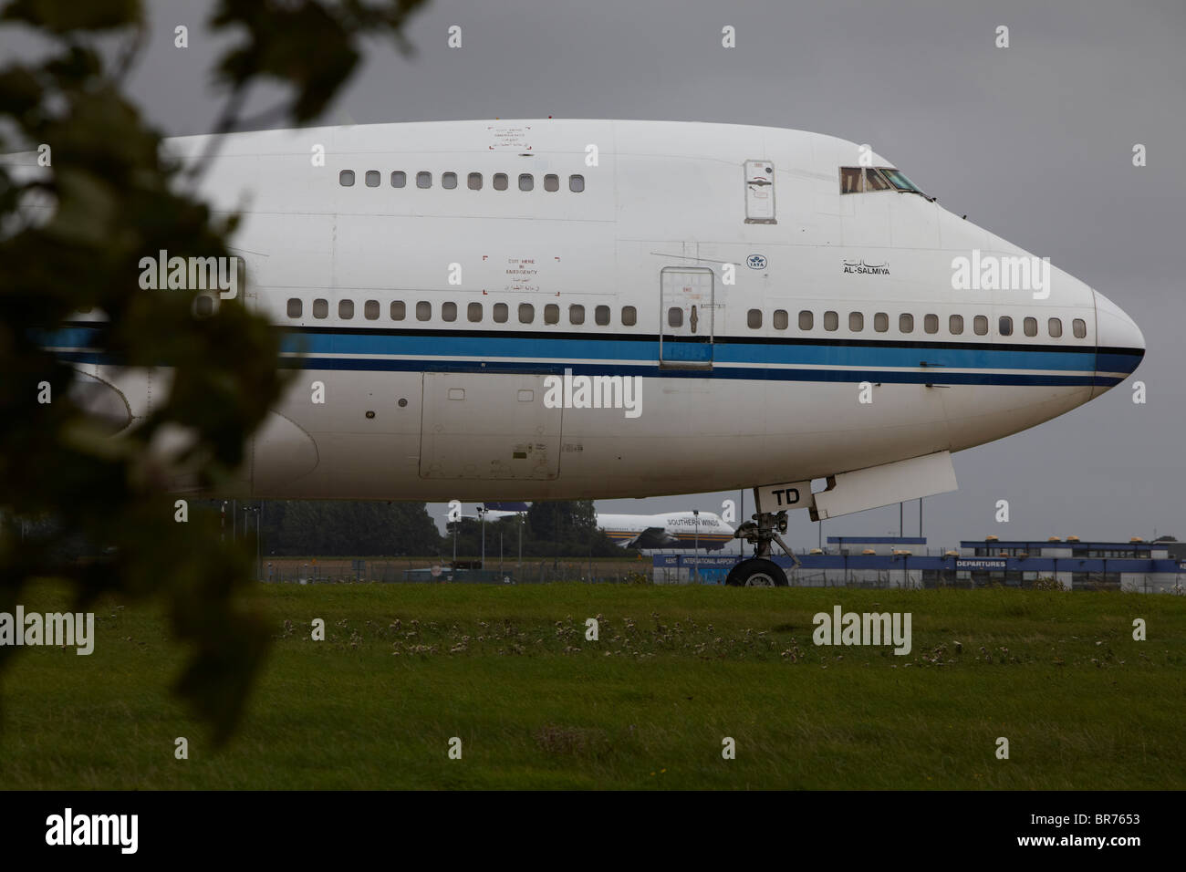 old retired 747 plane Stock Photo - Alamy