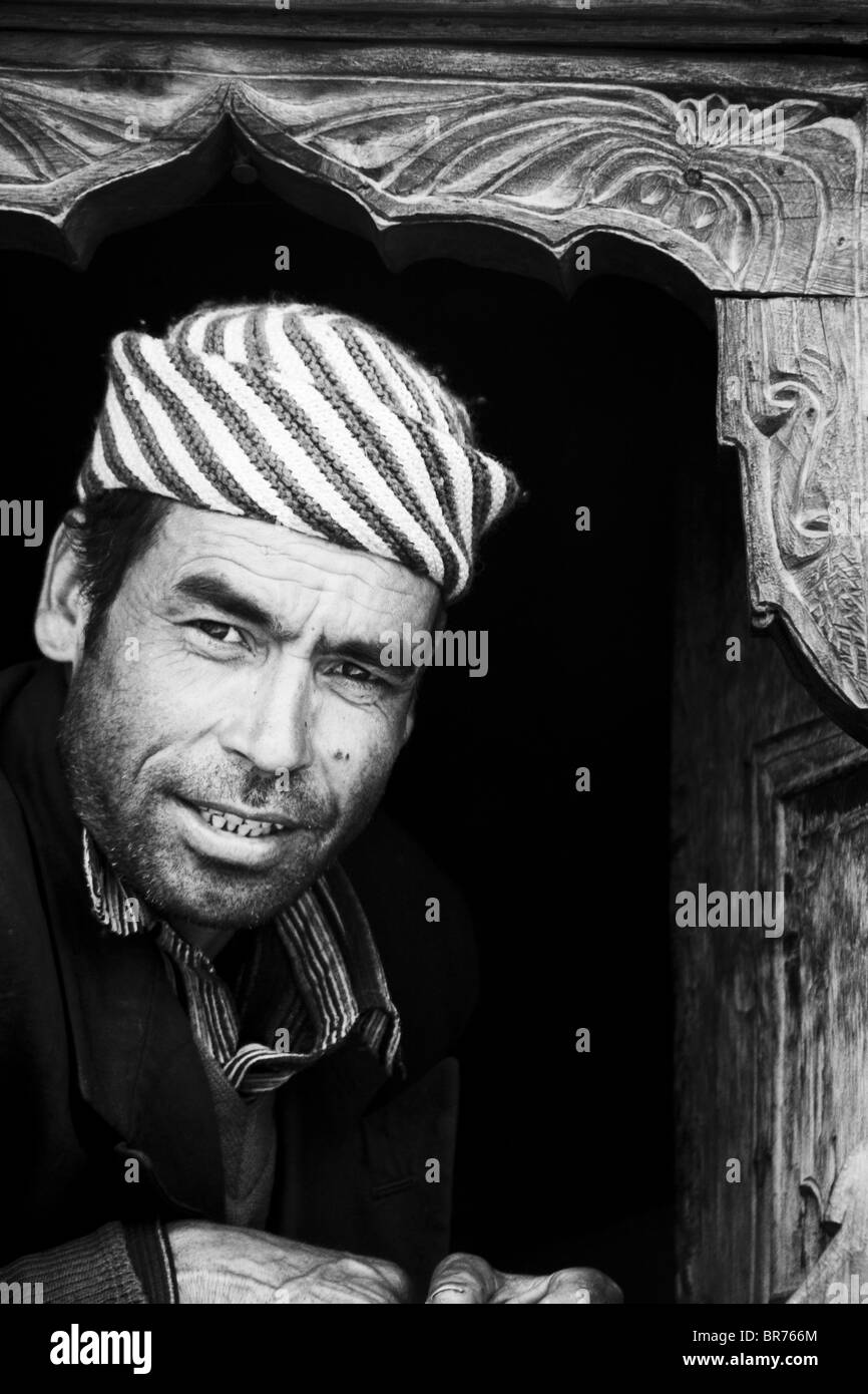 Local man in small village India Stock Photo - Alamy