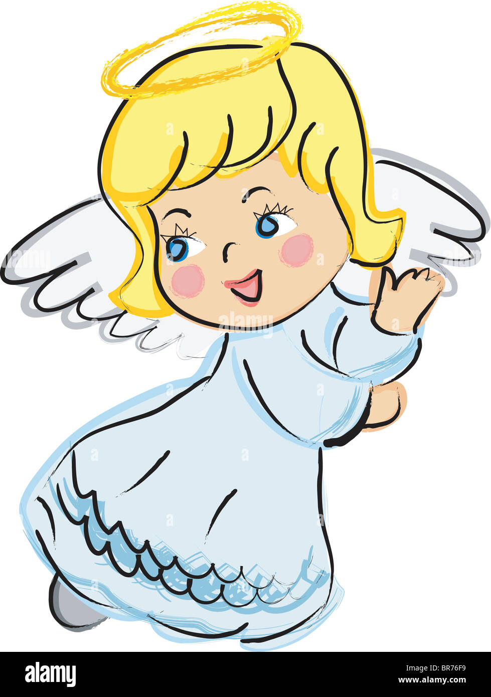 Halo angel painting hi-res stock photography and images - Alamy