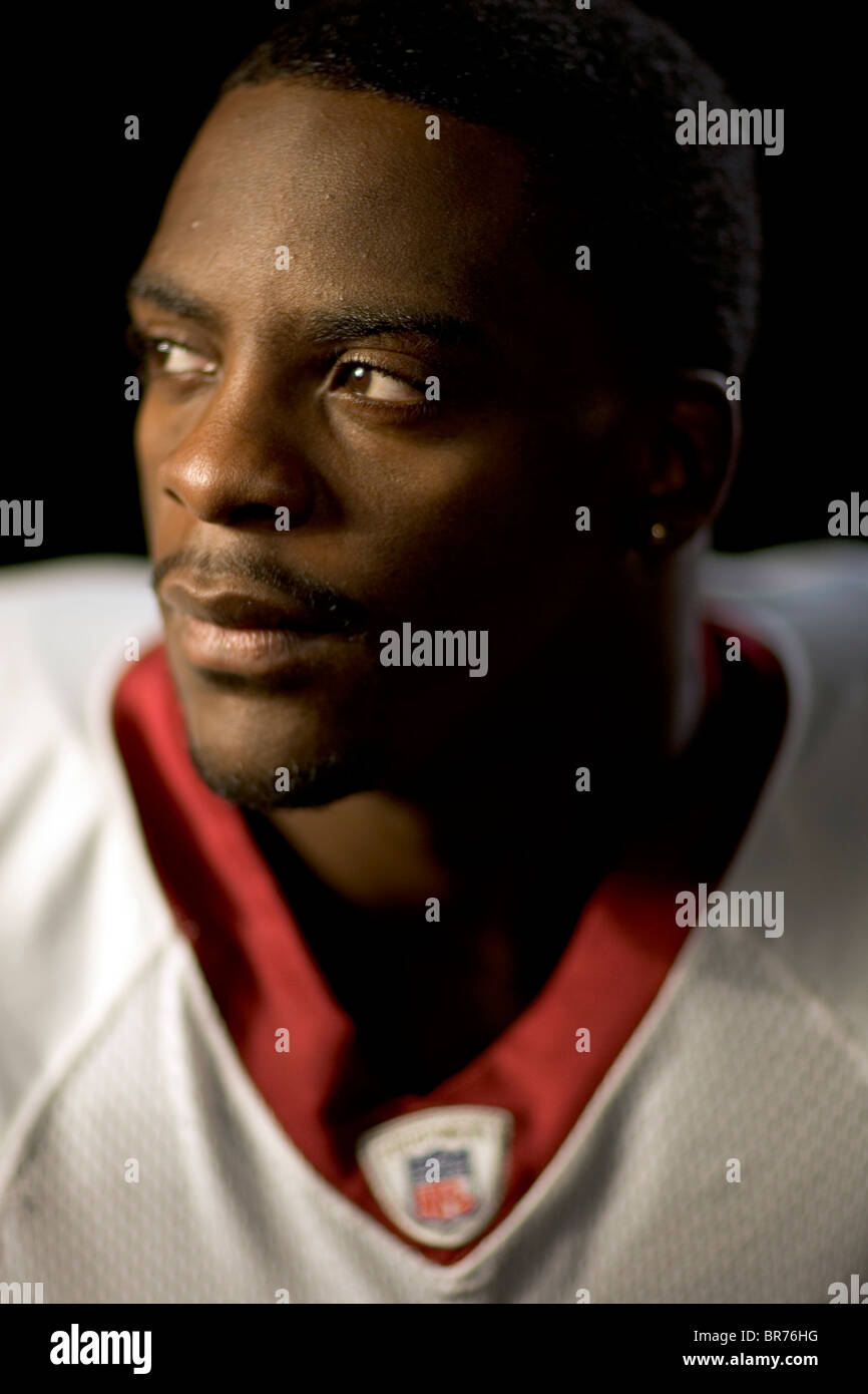 A portrait of Clinton Portis of the Washington Redskins photographed at ...