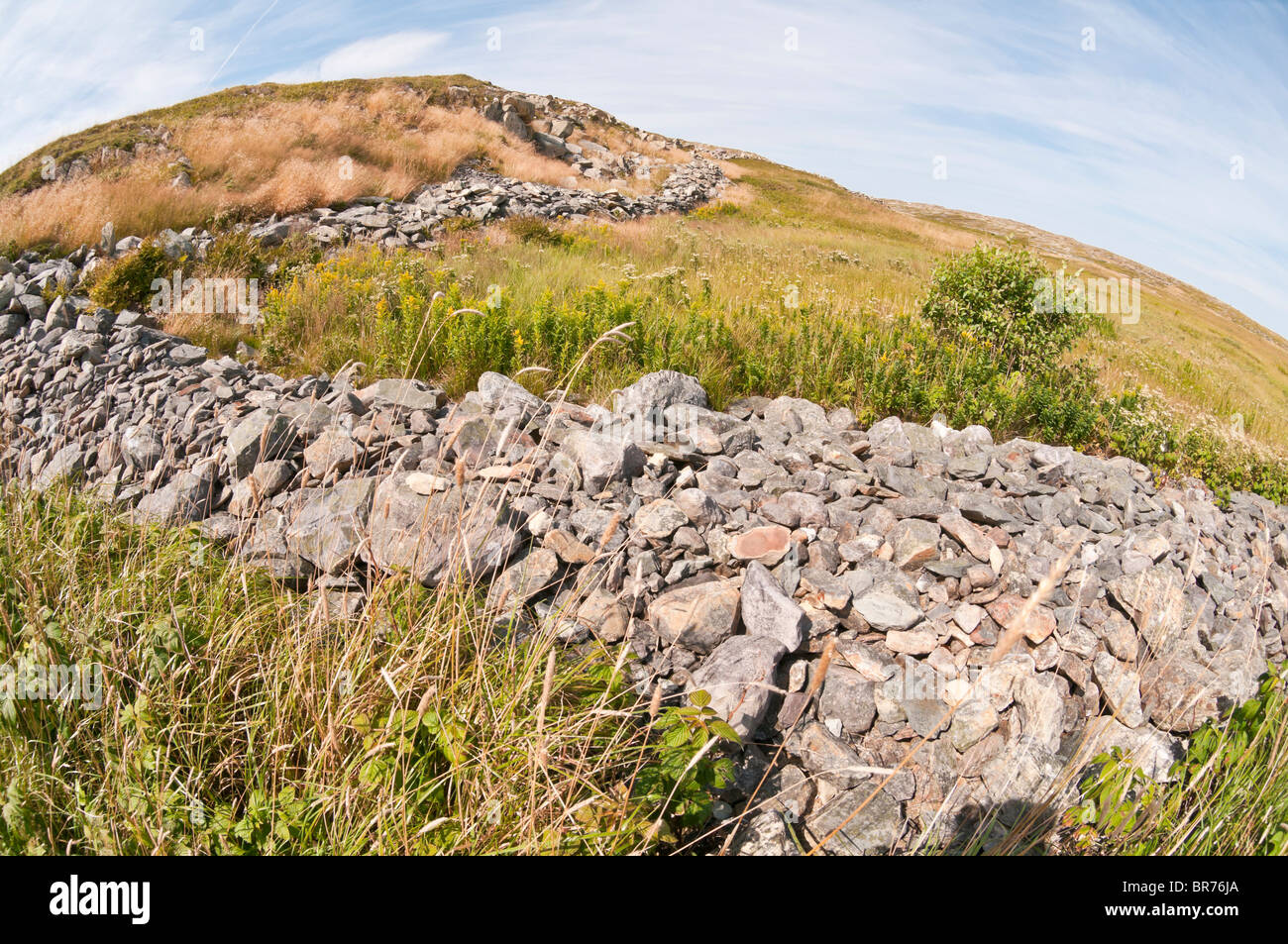 Historic stone walls, Grates Cove Rock Walls National Historic Site ...